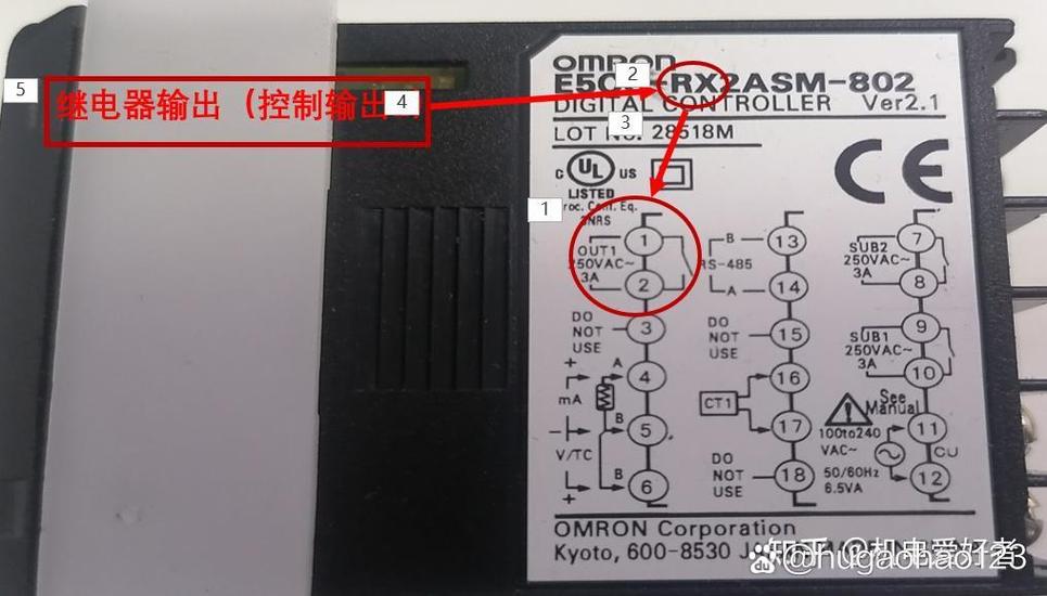 欧姆龙温控器说明书图标
