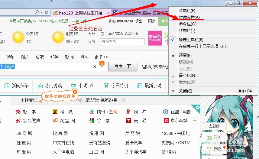 收藏夹收藏网页地址图标