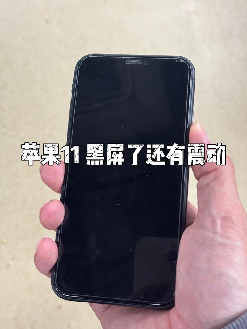 苹果屏幕黑了但是还有反应