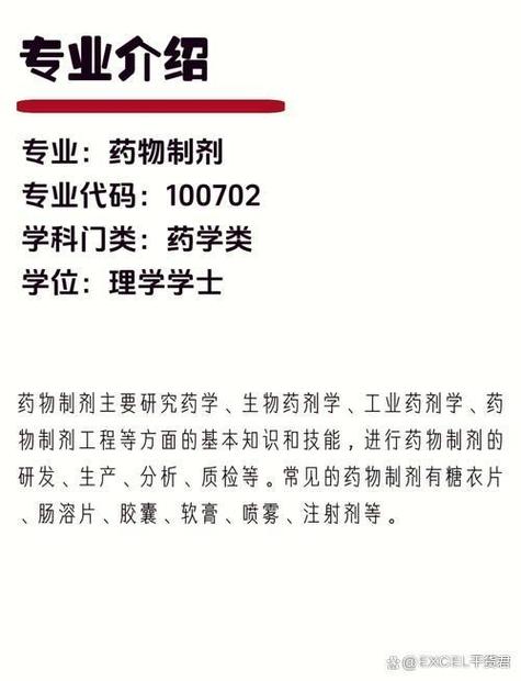 药剂是什么专业截图