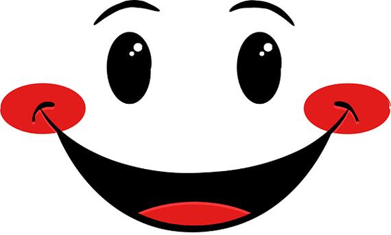微笑数字表情符号图标