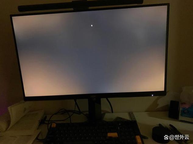 aoc显示器开机一闪就黑屏图标