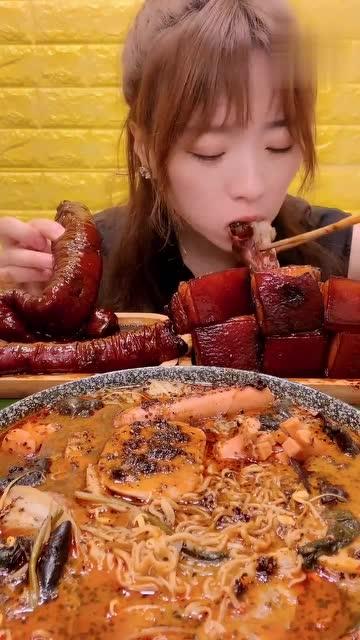 吃五花肉吃播图标