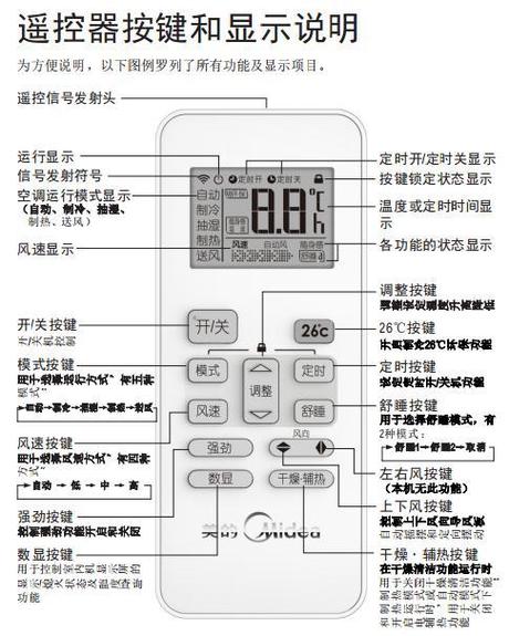 格力空调遥控标志图解截图
