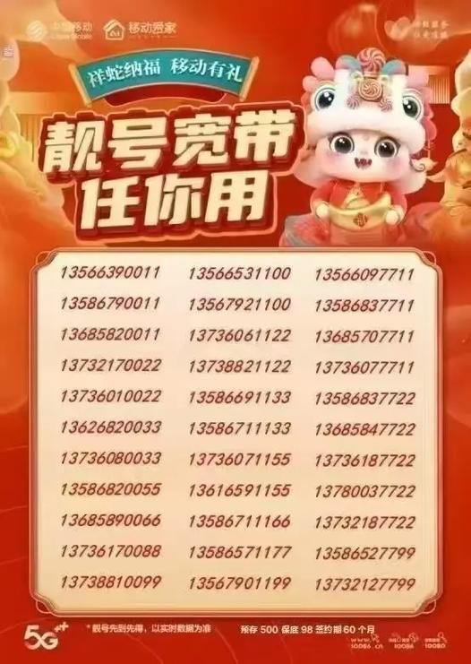 免费靓号自选图标