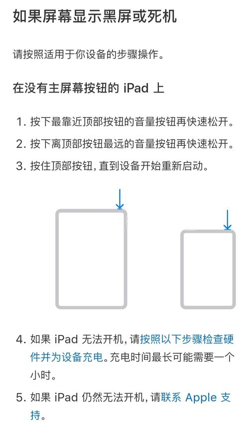 苹果平板打不开一直黑屏简单方法图标