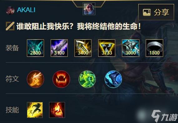 lol亚索出装s9新版亚索图标