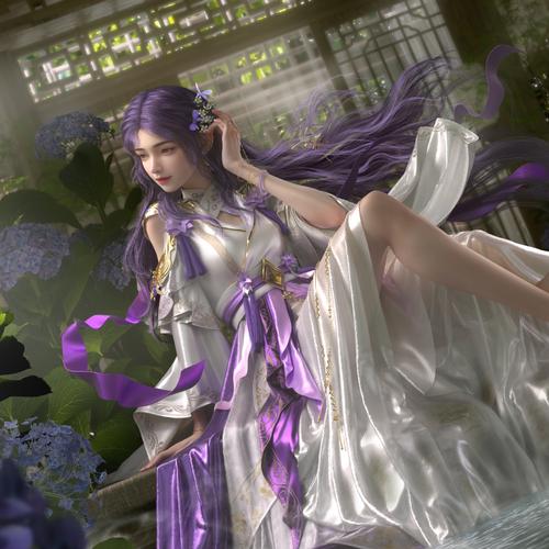 星空不见瑾晓婷汉服造型图标
