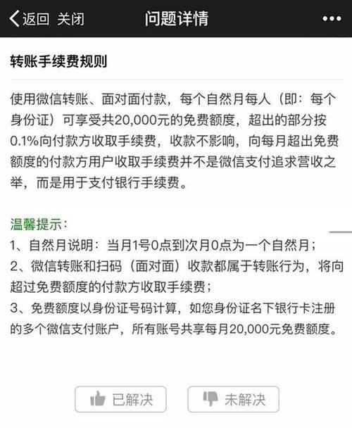 微信转账的手续费标准图标