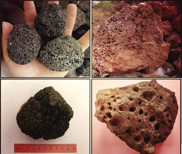 火山岩浆喷出地表形成的岩石图标