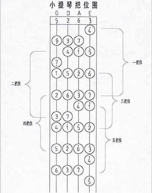 小提琴的四弦标准音