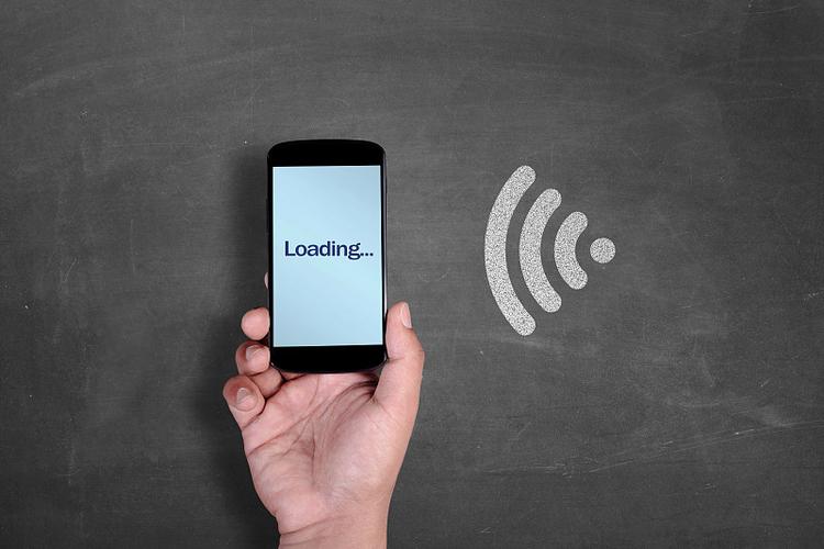 WiFi网速慢图标