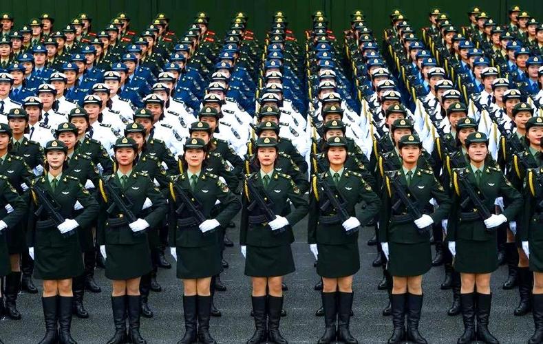 70周年阅兵女兵方阵图标