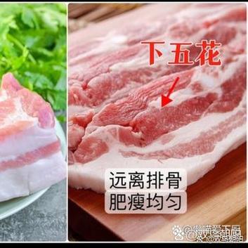 排骨肉和五花肉的区别图标