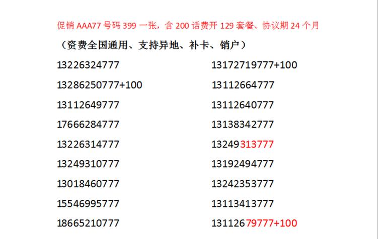 中国联通获得的号段有多少图标