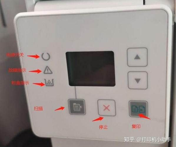 复印机一边正常一边浅图标