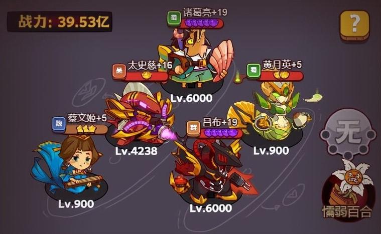 咸鱼之王推图阵容图标
