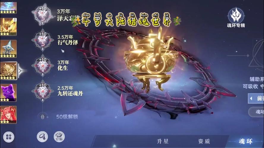 封号斗罗的魂环配置图标