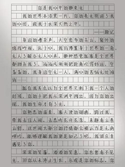 遇见你遇见光作文图标