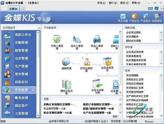 金蝶最建议用的三个版本截图