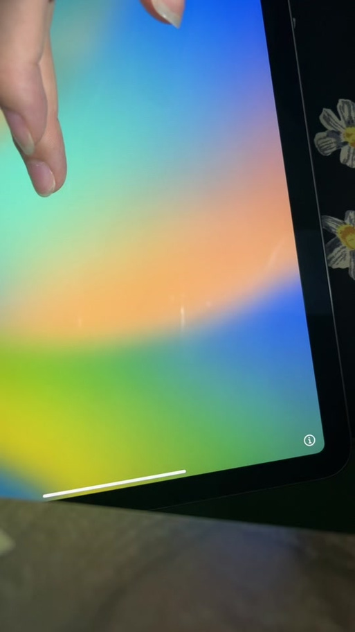 ipadpro屏幕按压有水波纹图标