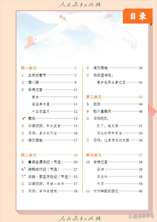 六年级下册语文电子课本图标