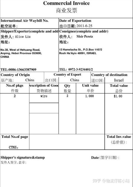 单证发票怎么填