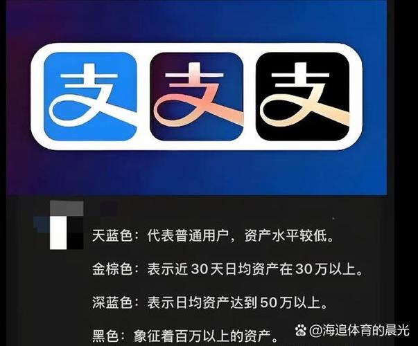 支付宝蓝色是什么等级图标