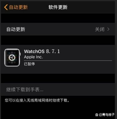 苹果手表更新不了系统怎么办截图