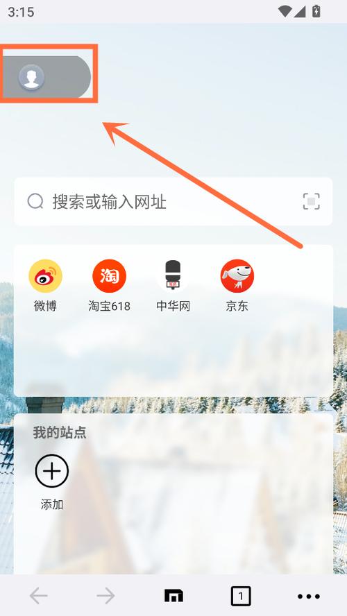 浏览器横屏怎么设置图标