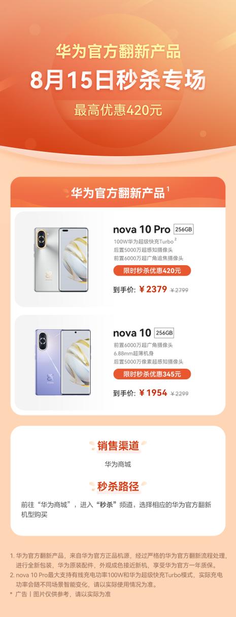 华为nova10上市时间及价格图标