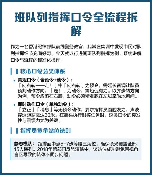 部队整队口令流程截图