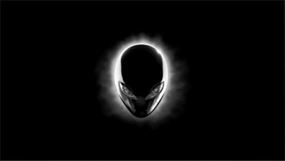 alienware黑色壁纸截图