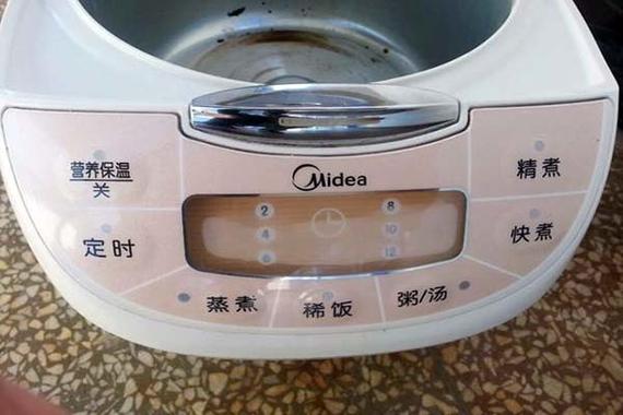 美的电饭煲开始键没反应图标