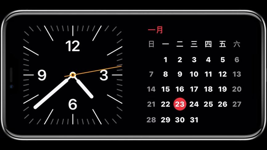 ipad桌面显示时间