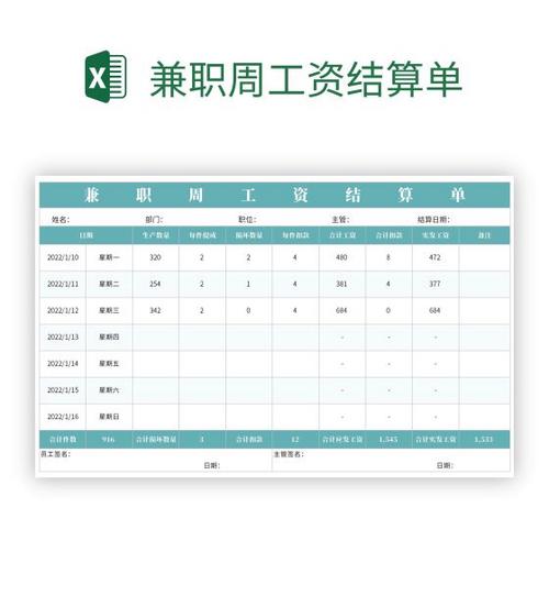 兼职工资标准图标