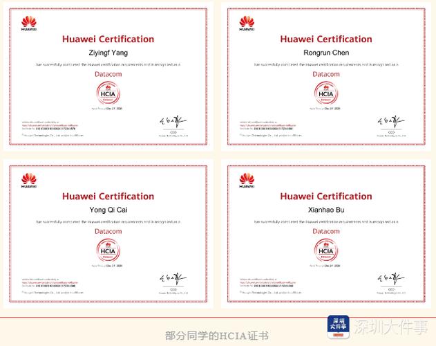 华为认证工程师图标