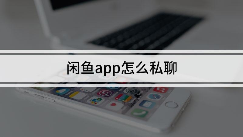 闲鱼app怎么私聊