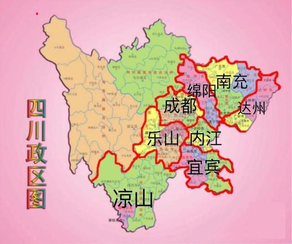 四川省地图图标