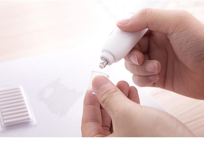 电动橡皮擦使用方法图标