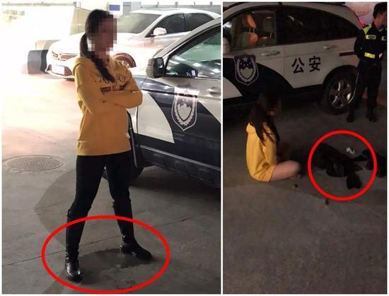女子憋不住站着尿裤子了图标