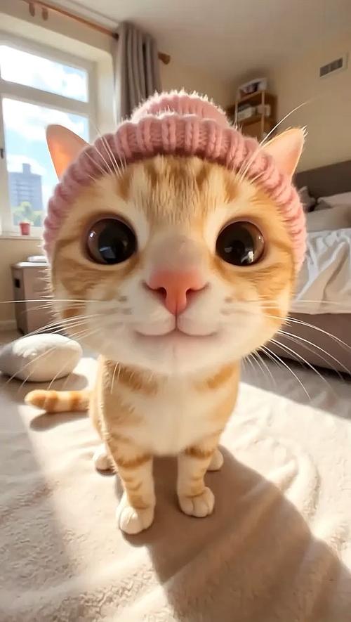 可爱猫咪的短视频图标