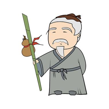 华佗头像简笔画图片图标