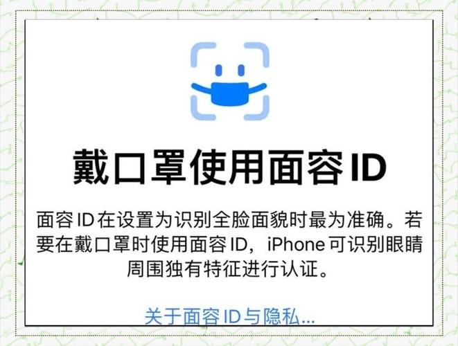 苹果手机可以戴口罩解锁吗图标