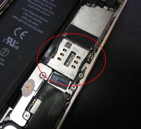 苹果5内存卡在哪截图