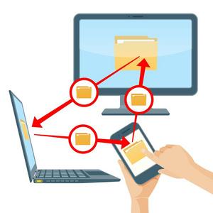 手机电脑文件共享截图