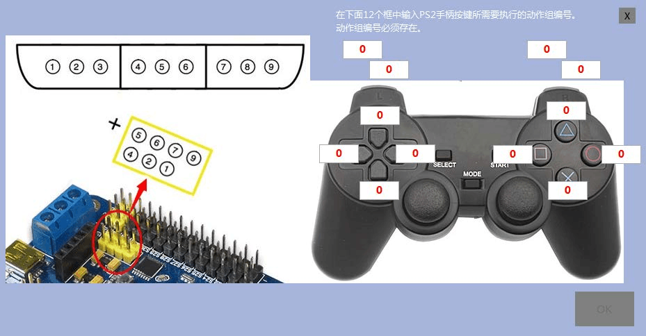 ps2手柄各个按键功能图标