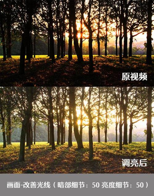 视频暗部调亮图标