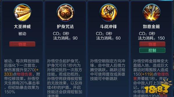 孙悟空的特殊技能图标