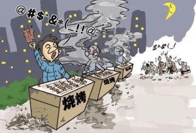 烧烤对人体的危害图标